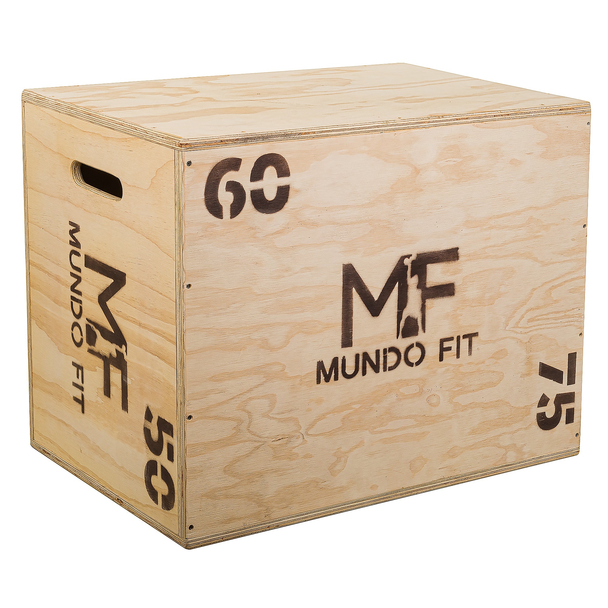 Cajón Pliométrico Mundofit 75x60x50cm Ejercicios Crossfit Gym – MundoFit